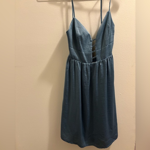 Soprano | Dresses | Backless Satin Mini Dress | Poshmark